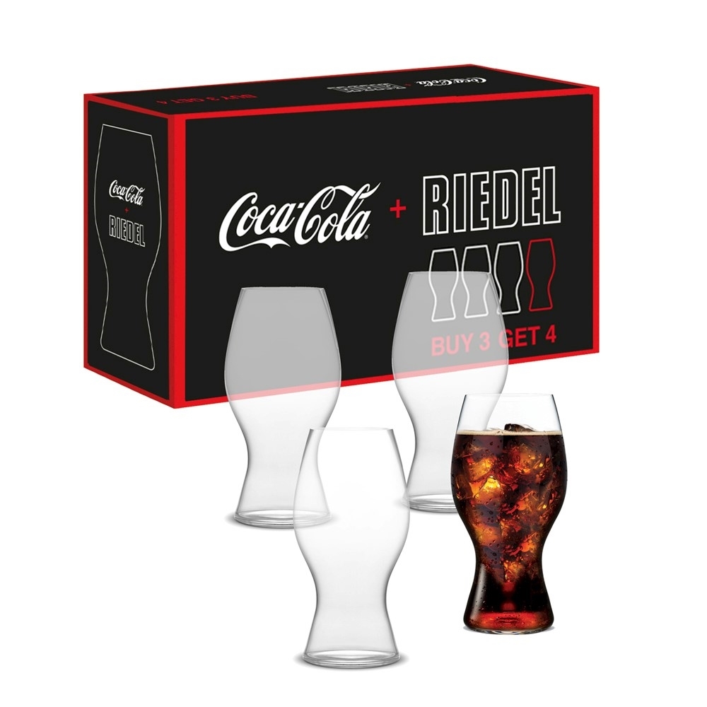 Jogo de Copos 4 Peças de Cristal Coca Cola | TOOL BOX