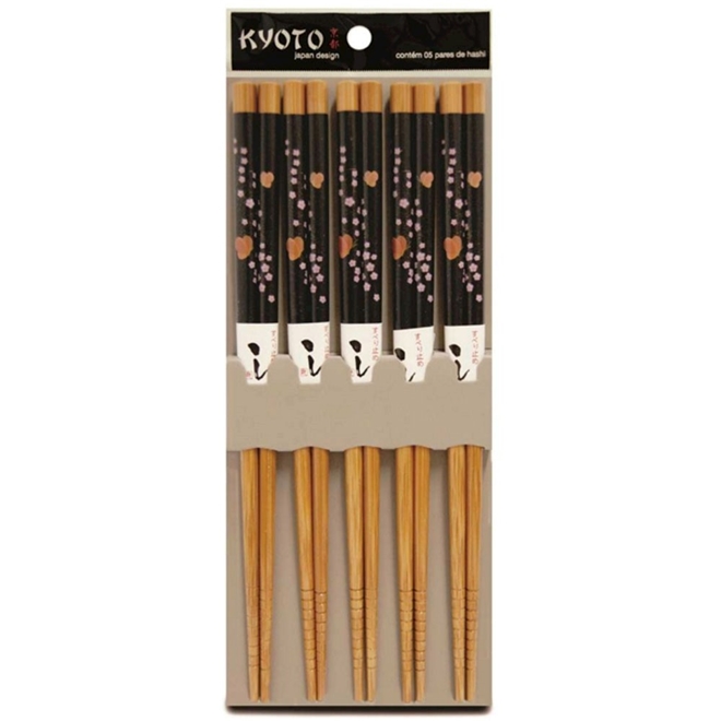 Kit Hashi 5 Pares Dark Floral | TOOL BOX